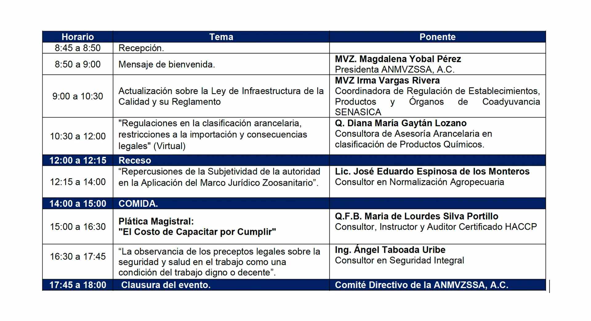 XVIII Jornada de Actualización para la Práctica Veterinaria en Materia ...