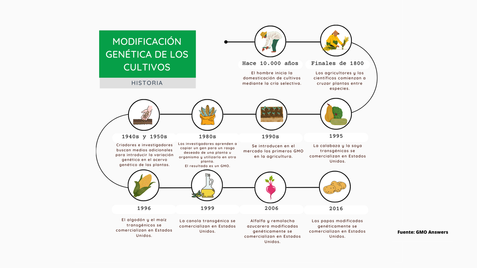 Alimentos para animales elaborados con ingredientes derivados de OGM
